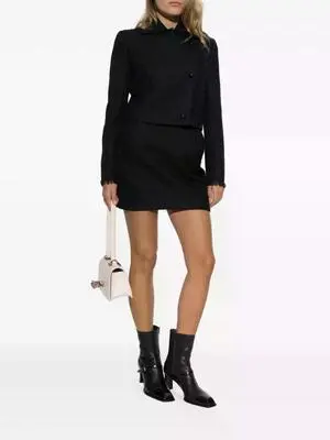 Alexander McQueen Asymmetrical Tweed Jacket