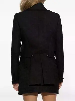 Alexander McQueen Asymmetrical Tweed Jacket