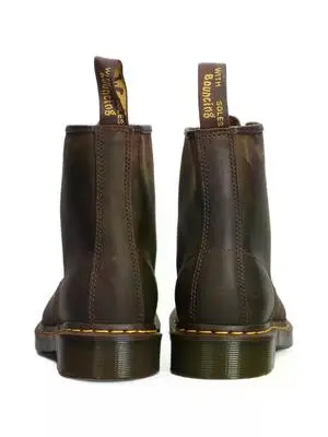 Dr. Martens 1460 Crazy Horse Leather Ankle Boots - Brown
