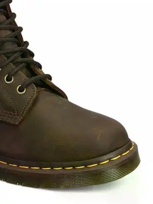 Dr. Martens 1460 Crazy Horse Leather Ankle Boots - Brown