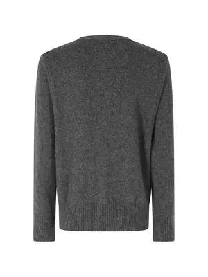 ROBERTO COLLINA V-neck Button-up Cardigan - Grey