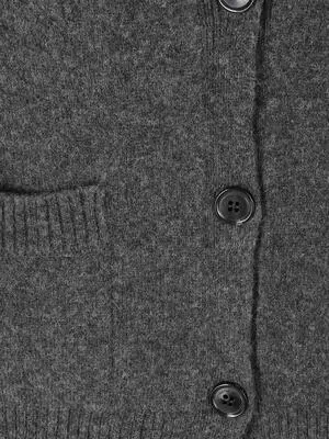 ROBERTO COLLINA V-neck Button-up Cardigan - Grey