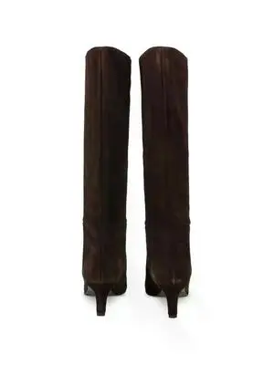 VIA ROMA 15 Pointed-toe Suede Boots