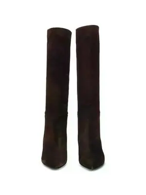VIA ROMA 15 Pointed-toe Suede Boots