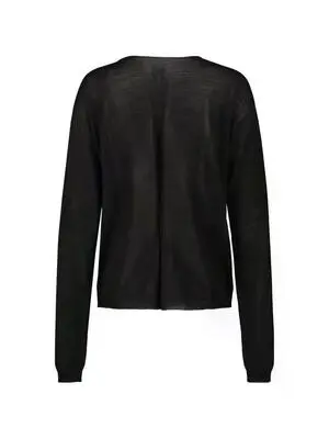 Rick Owens Cut-out Fine-knit Sweater