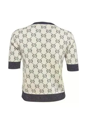 Gucci Gg Supreme Knit Top
