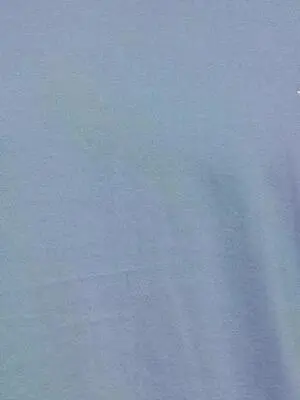 LOUIS VUITTON Logo Embroidery V-neck T-shirt - Blue