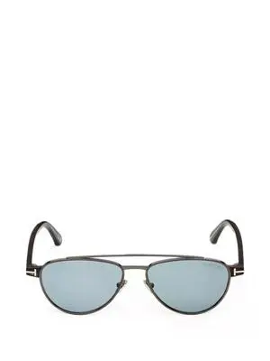 TOM FORD Pilot-frame Sunglasses - Grey