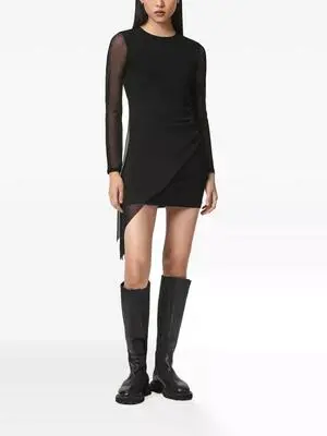 ALLSAINTS Ruched Mini Dress - Black