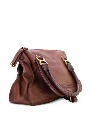 Chloé Marcie Leather Medium Shoulder Bag - Brown
