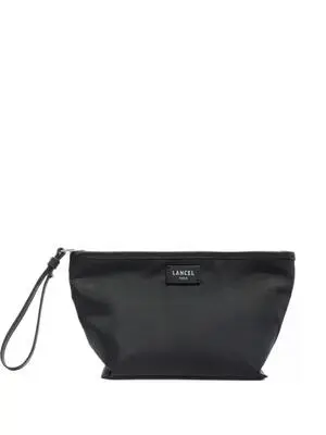 LANCEL Mistral Rollable Zip-up Pouch - Black