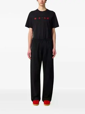 MSGM Logo-embroidered Drawstring Track Pants