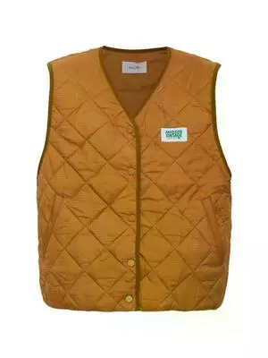 American Vintage Yupibam Quilted Vest - Brown