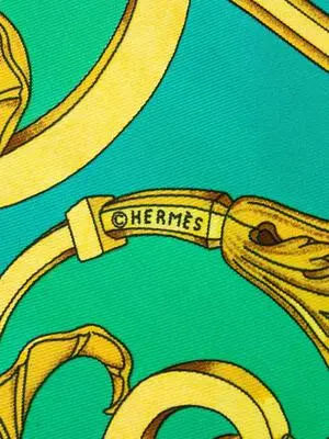 Hermès 1990-2010 Les Tuileries Silk Scarf 90 Scarves