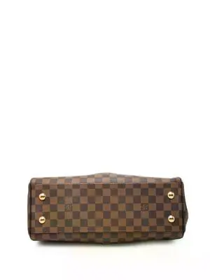 LOUIS VUITTON 2012 Damier Ebene Trevi Pm Satchel - Brown