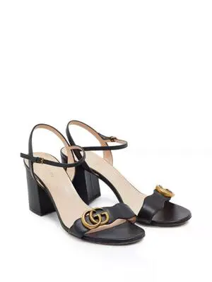 Gucci Gg Marmont Ankle Strap Sandals