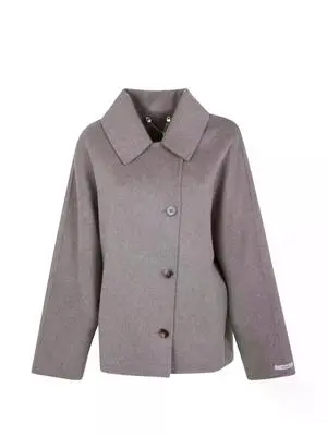 GIOVANNI PARIS Pascale Spread-collar Jacket - Neutrals