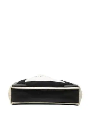 Balenciaga 2018-2026 Canvas Navy Cabas Xs Satchel - Brown