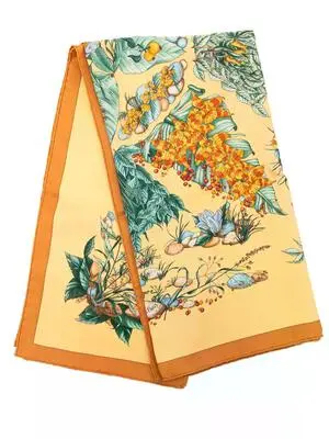 Hermès 2000-2026 Pythagore Silk Scarf 90 Scarves - Neutrals