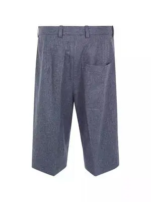 Sofie D'hoore Wool Front-pleat Shorts