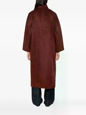 Max Mara Buckle-fastening High-neck Coat