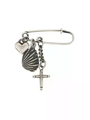 Werkstatt:München Lucky Charms Safety Pin - Silver