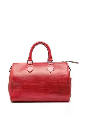 LOUIS VUITTON 1994 Epi Speedy 25 Boston Bag - Red
