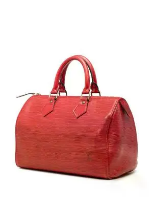 LOUIS VUITTON 1994 Epi Speedy 25 Boston Bag - Red