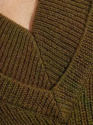 ENTIRE STUDIOS V-neck Elbow-patch Sweater