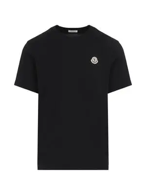 Moncler Logo-patch T-shirt - Grey