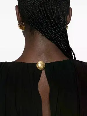 Aje Lunaria Padded-shoulder Gathered Top