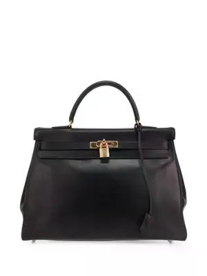 Hermès 1996 35 Kelly Tote Bag - Black