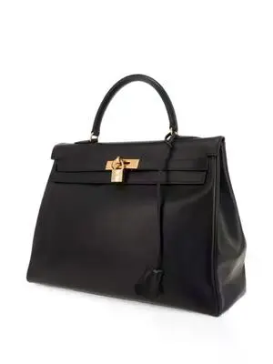 Hermès 1996 35 Kelly Tote Bag - Black