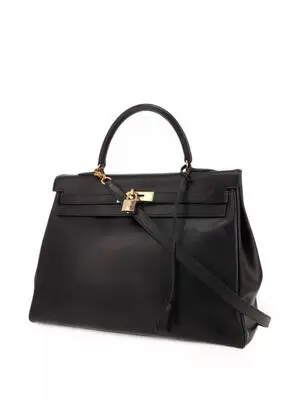 Hermès 1996 35 Kelly Tote Bag - Black