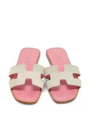Hermès Oran Suede Sandals