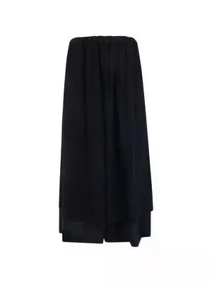 Comme Des Garçons Layered Wide-leg Trousers