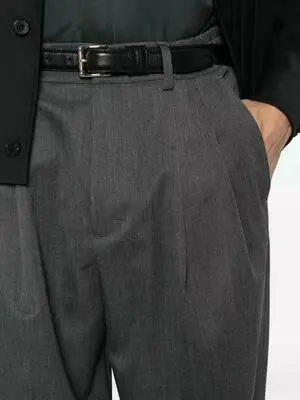 LOW BRAND Zeta Pleated-detail Tailored Trousers