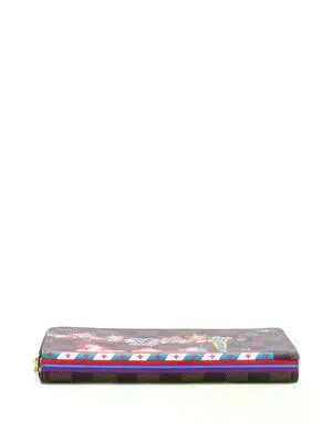 LOUIS VUITTON Zippy Wallet Limited Edition Vivienne Xmas Damier Small Wallets - Brown