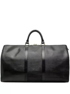 LOUIS VUITTON 1994 Epi Keepall 50 Travel Bag - Black