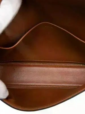 Celine 2021 Triomphe Coated Canvas Claude Shoulder Bag