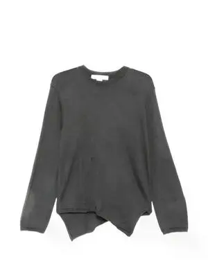 Comme Des Garçons Asymmetric-hem Sweater - Grey