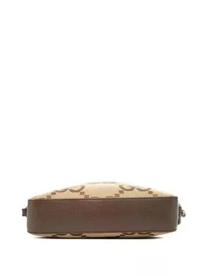 Gucci 2000-2015 Jumbo Gg Canvas Web Crossbody Bag