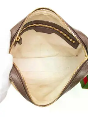 Gucci 2000-2015 Jumbo Gg Canvas Web Crossbody Bag