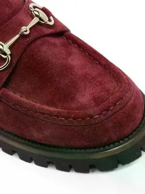 Gucci Horsebit Suede Loafers