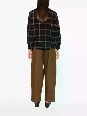 SESSUN Deliwool Check-pattern Shirt