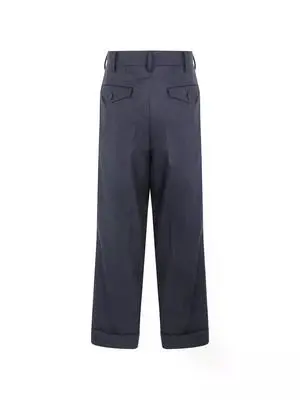 Junya Watanabe Pinstripe-pattern Pleated Trousers