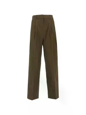 DUNST Double-pleated Wide-leg Trousers