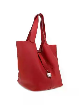 Hermès 2012 31 Picotin Lock Tote Bag - Red