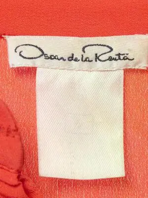 Oscar De La Renta Pintuck Short-sleeve Blouse