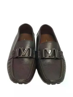 LOUIS VUITTON Monte Carlo Leather Loafers - Brown